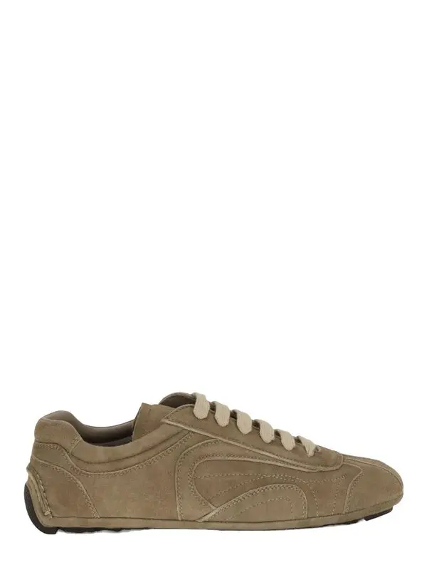 Prada Montecarlo Re-edition 2005 Suede Sneakers - Multicolor