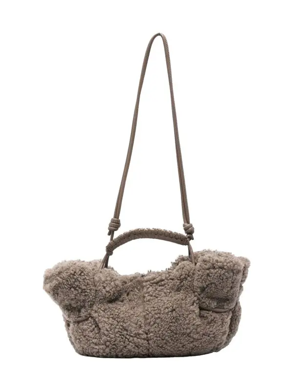 Hereu Arta Mini Shearling Tote - Multicolor