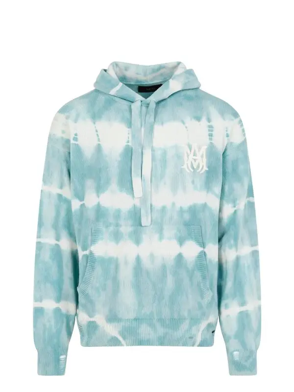 Amiri Ma Tie Dye Hoodie - Blue