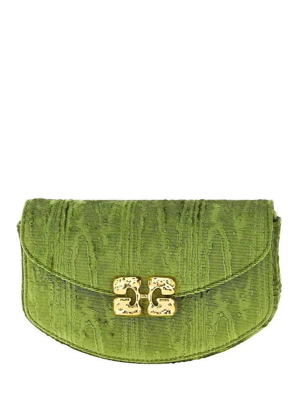 GANNI Lulu' Wallet On Chain - Green