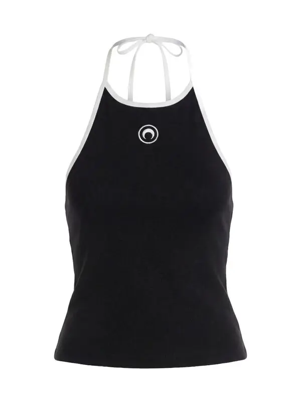 MARINE SERRE Moon Cotton Tank Top - Multicolor