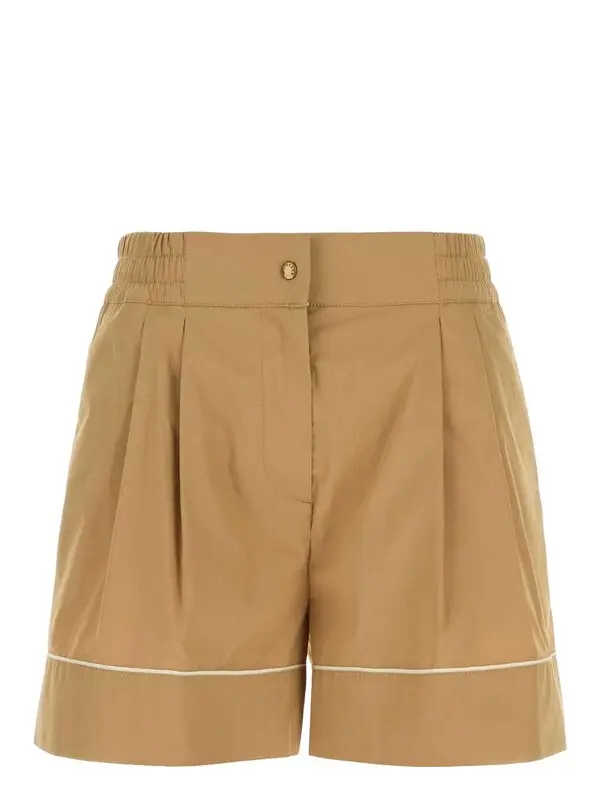 Moncler Poplin Shorts - Brown