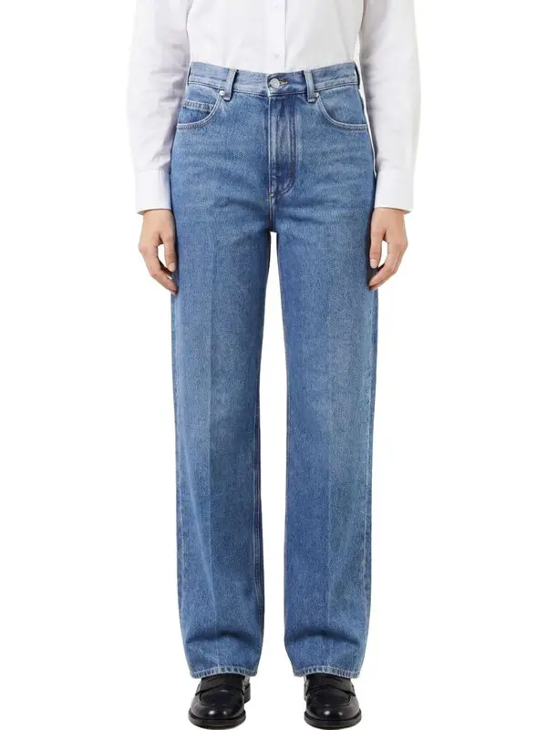 Bottega Veneta High-waisted Straight-leg Jeans - Blue