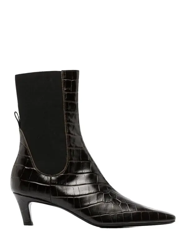 TOTEME Leather Boots - Brown