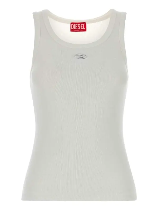 DIESEL® Stretch Cotton Tank Top - White