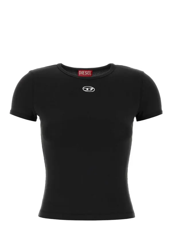 DIESEL® Stretch Cotton T-shirt - Black