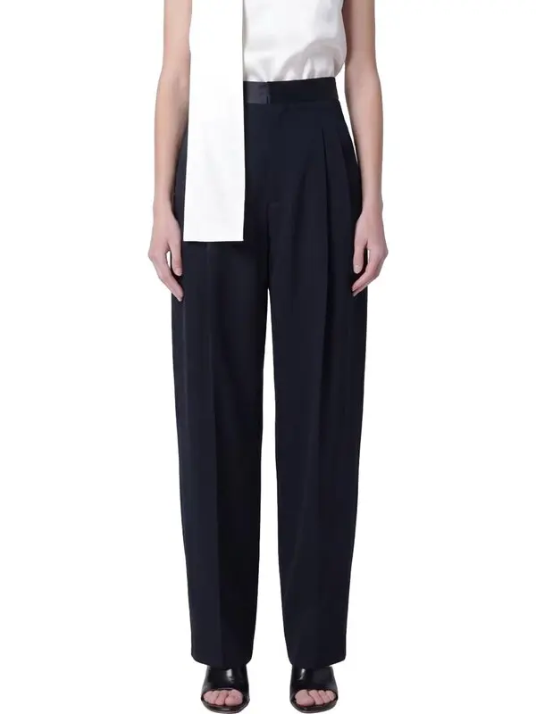 Bottega Veneta Wool Tailored Trousers - Blue