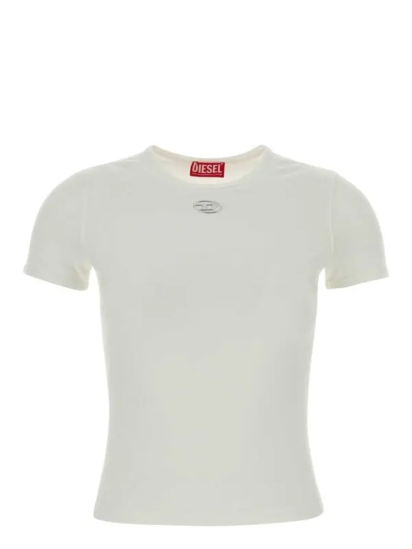 DIESEL® Stretch Cotton T-shirt - White