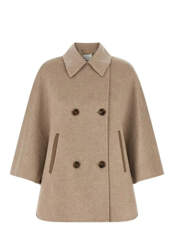 Max Mara Cashmere Cape - Cream
