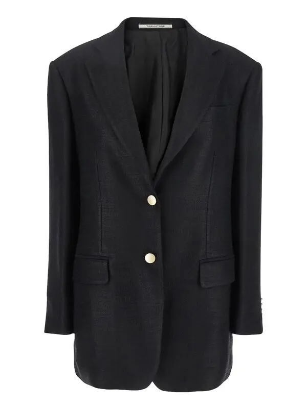 Tagliatore Viscose Blend Tailored Jacket - Multicolor