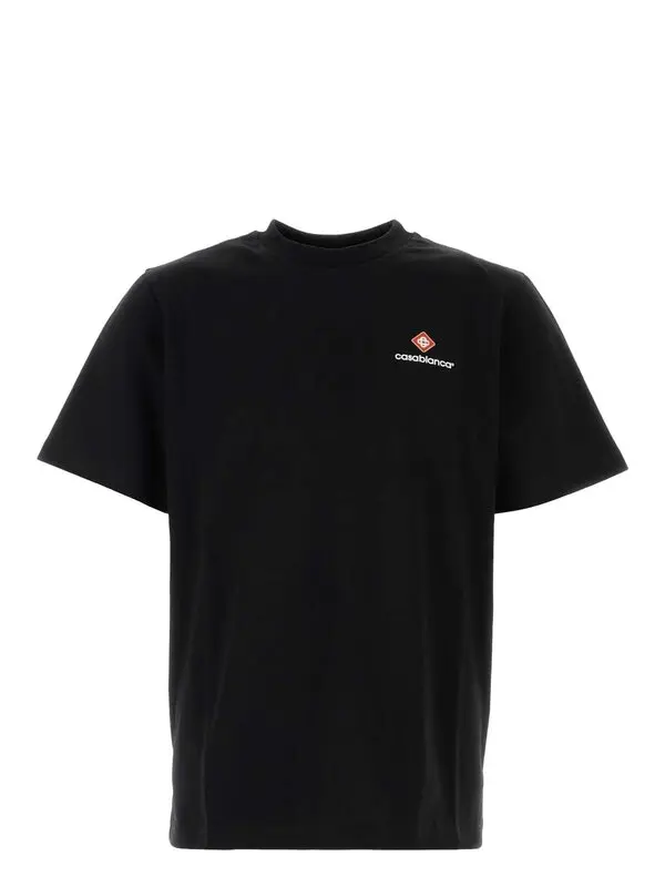 Casablanca Cotton T-shirt - Black