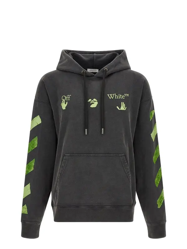 Off-White Bacco Arrow Skate Sweatshirt - Gray