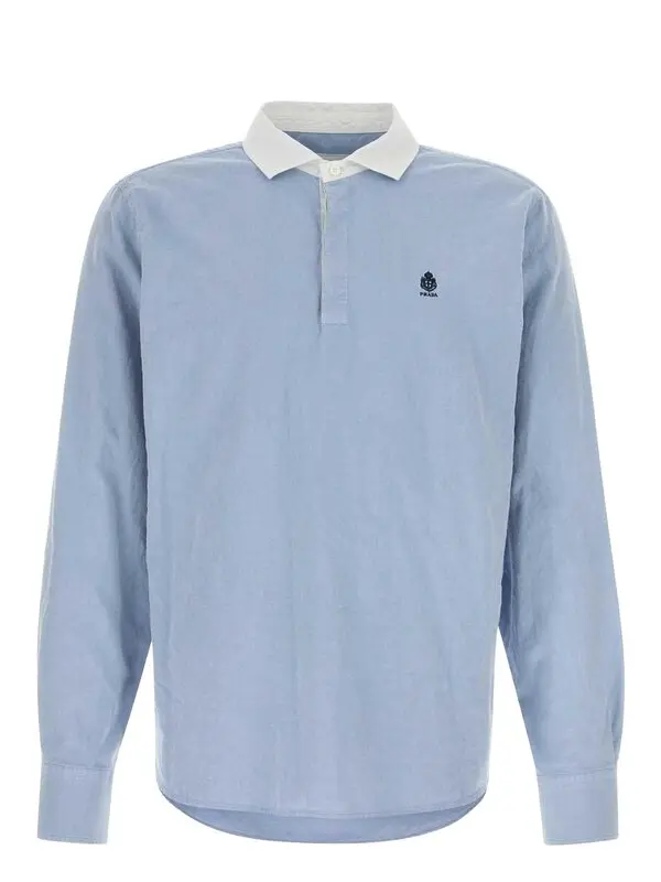 Prada Powder Oxford Shirt - Blue
