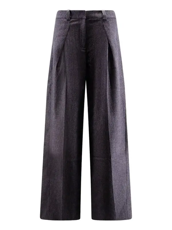 BOSS Taflong Trousers With Pinces - Blue
