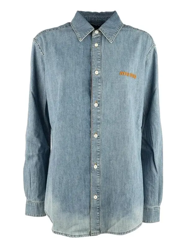 Miu Miu Denim Shirt - Multicolor