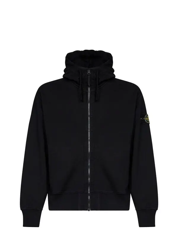 Stone Island Organic Cotton Zip-up Hoodie - Multicolor