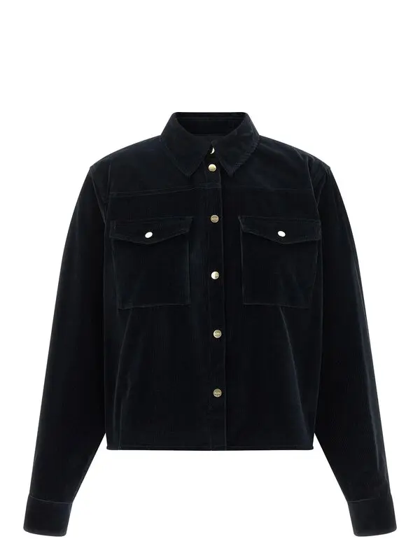 Max Mara Corduroy Overshirt - Blue