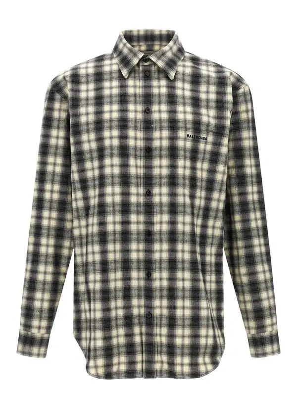 Balenciaga Flannel Shirt - Multicolor