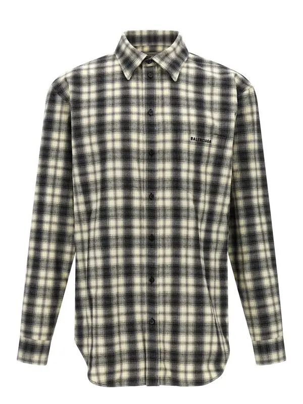 Balenciaga Flannel Shirt - Multicolor
