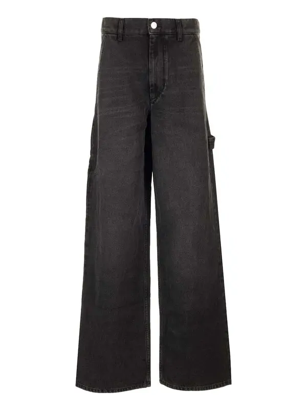 Isabel Marant Étoile Marant Solene Workwear Jeans - Black
