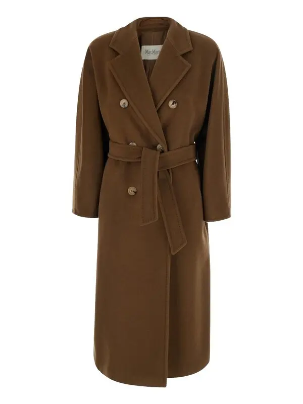 Max Mara Madame Wool And Cashmere Coat - Multicolor