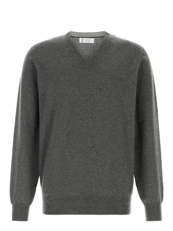 Brunello Cucinelli Cashmere Pullover - Gray