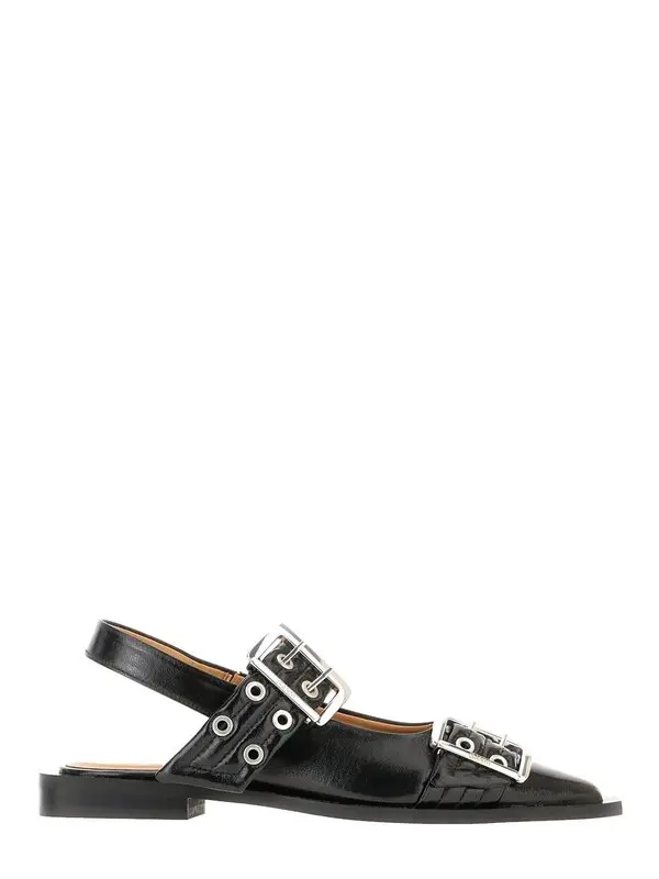 GANNI Buckled Flat Shoes - Multicolor