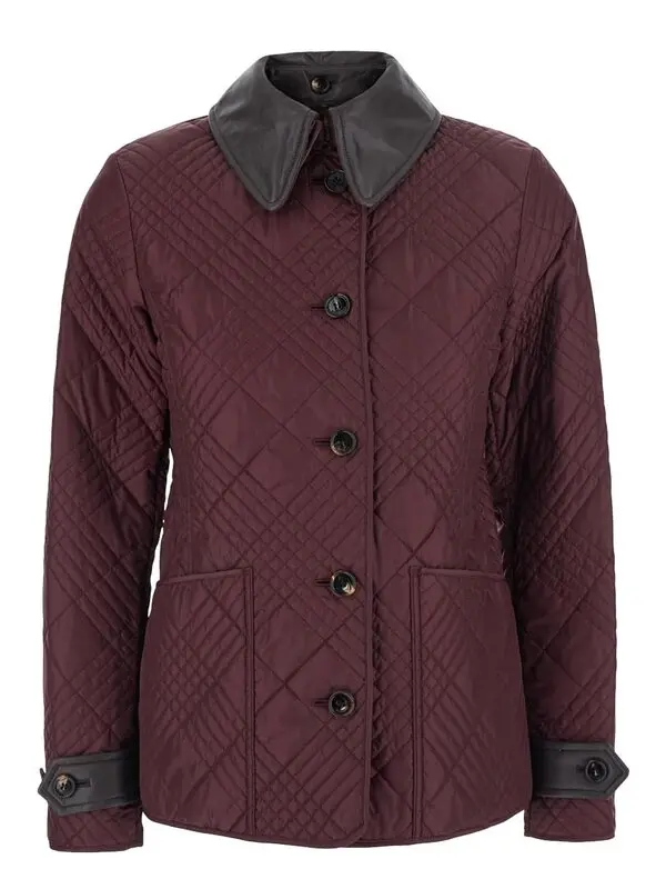 Burberry Fernleigh Quilted Tech Fabric Jacket - Multicolor