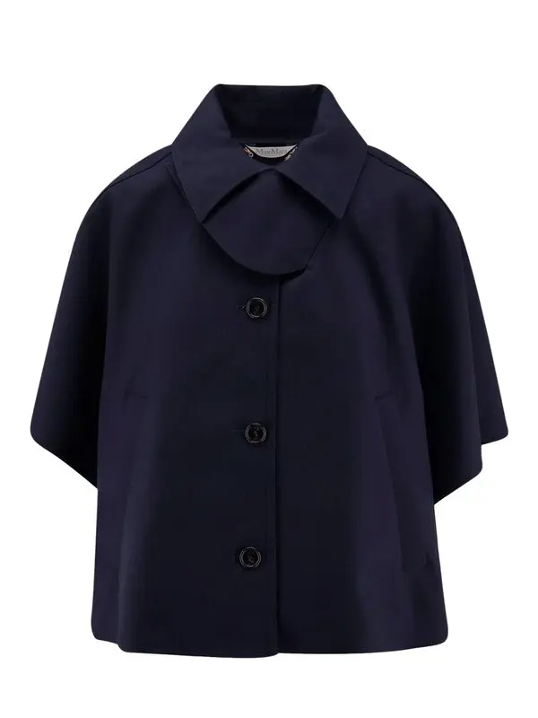 Max Mara Cotton Cape - Multicolor