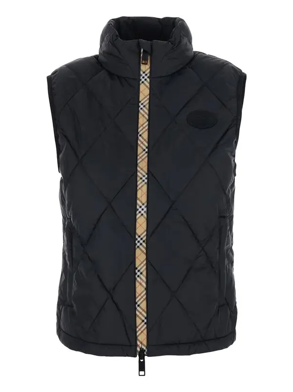 Burberry Cheswick Quilted Tech Fabric Down Jacket - Multicolor