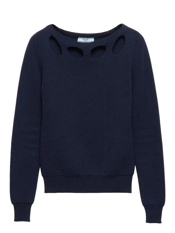 Prada Wool Sweater - Blue