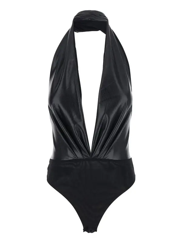 Andamane Sendaya Eco-leather Bodysuit - Multicolor
