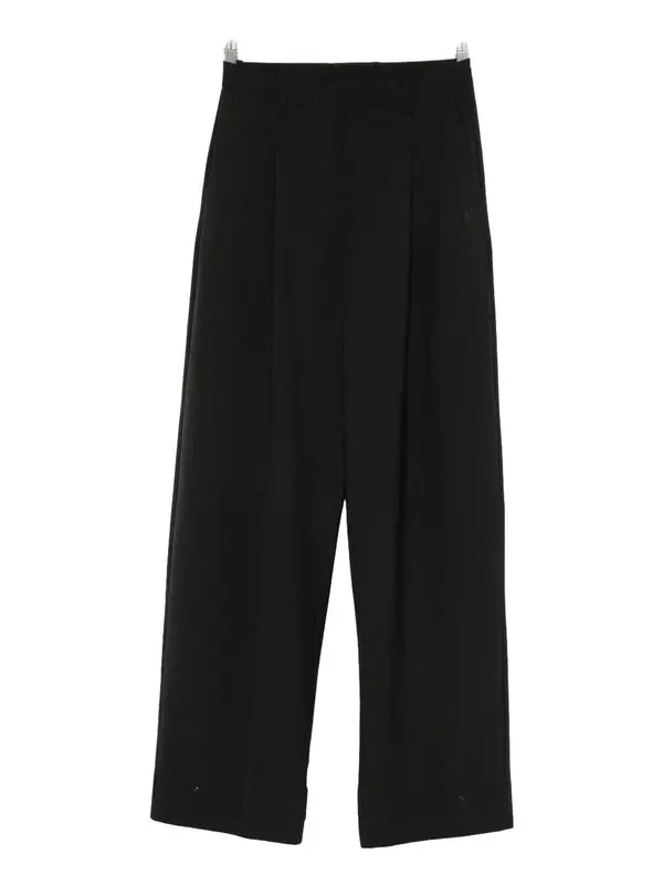 Moncler Wool Blend Trousers - Multicolor