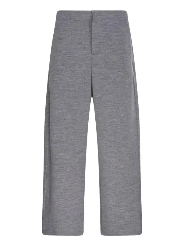 Max Mara Wool Cotton Trousers - Multicolor