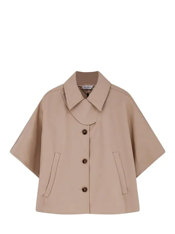 Max Mara Mxapaggio Cotton Cape - Multicolor
