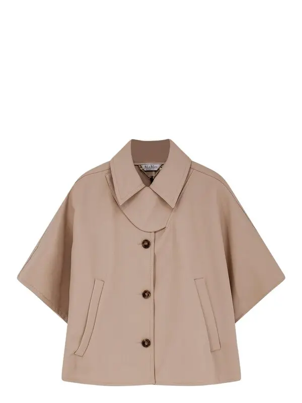 Max Mara Cotton Cape - Multicolor