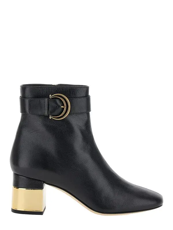 Chloé Alize Leather Ankle Boots - Multicolor