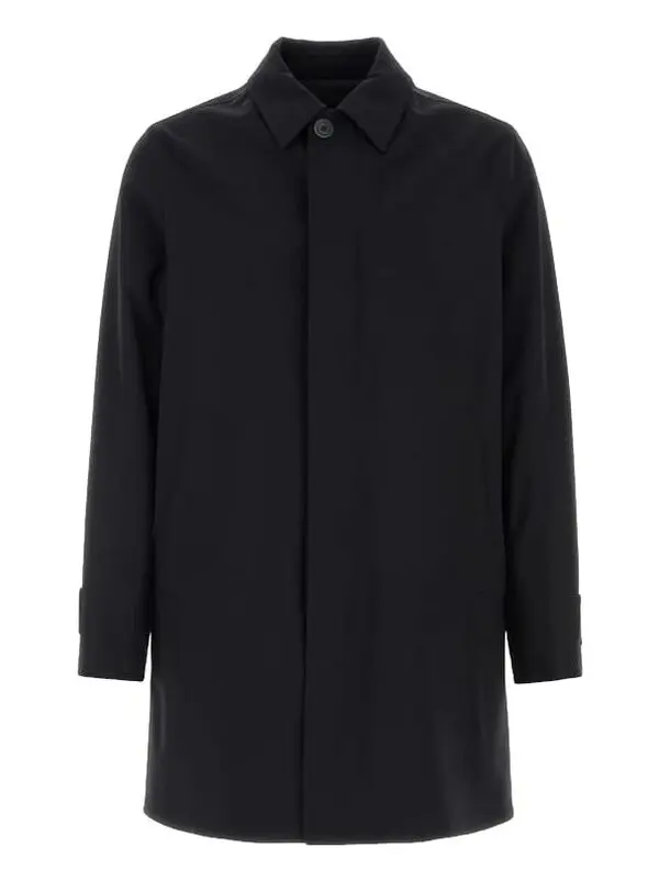 Herno Coats Raincoats - Blue