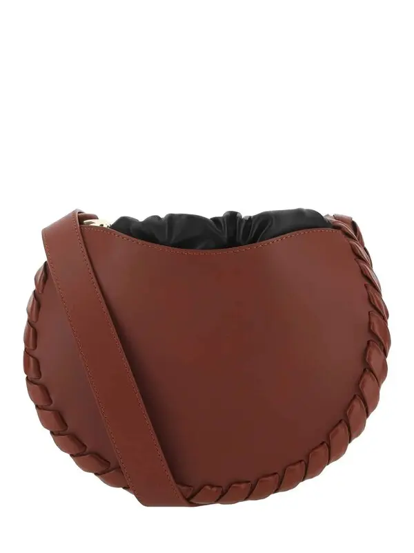 Chloé Leather Small Mate Crossbody Bag - Red