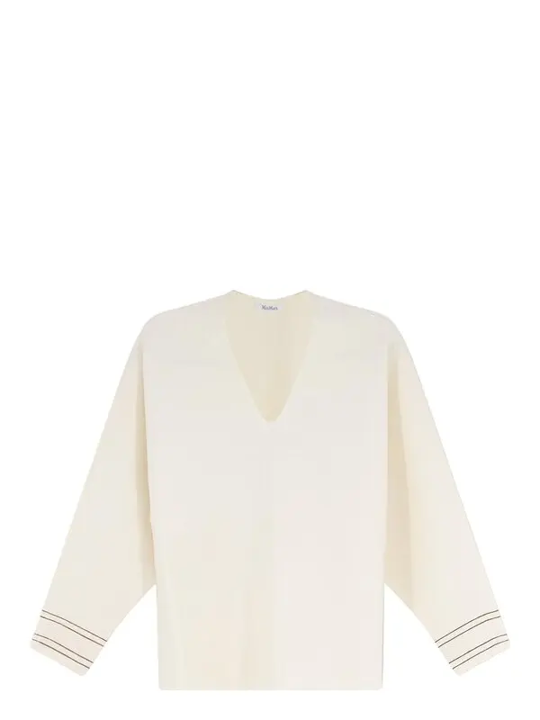 Max Mara Mxmundici Wool Blend Sweater - Multicolor