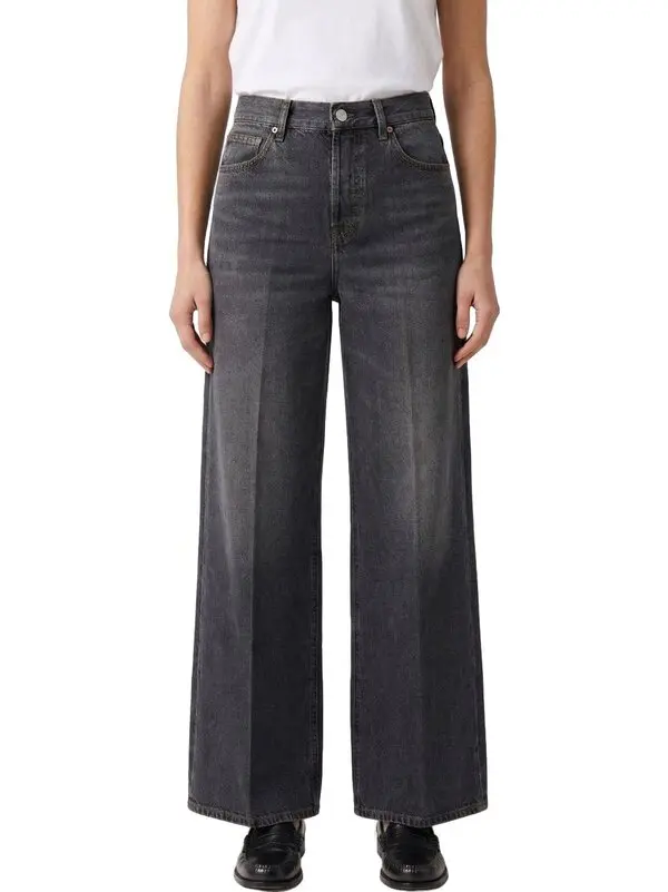 Gucci Wide Leg Jeans - Gray