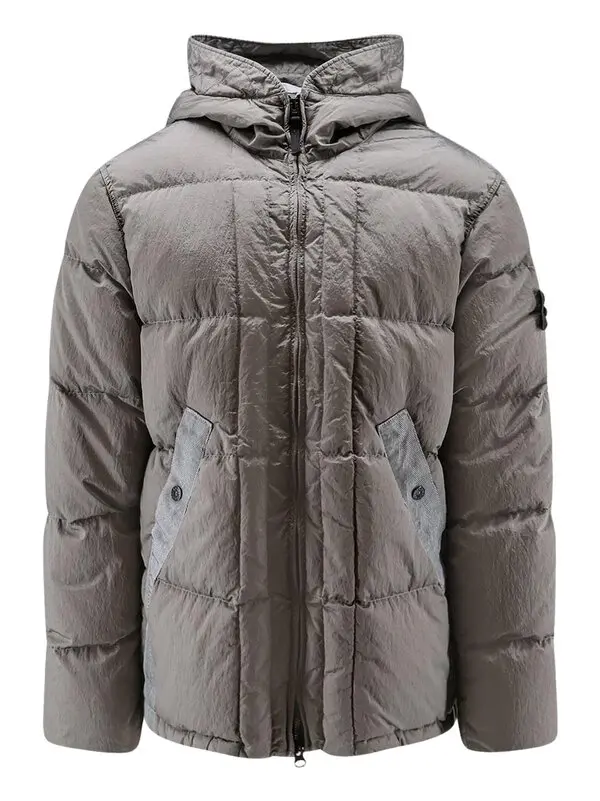 Stone Island Nylon Metal Down Jacket - Gray