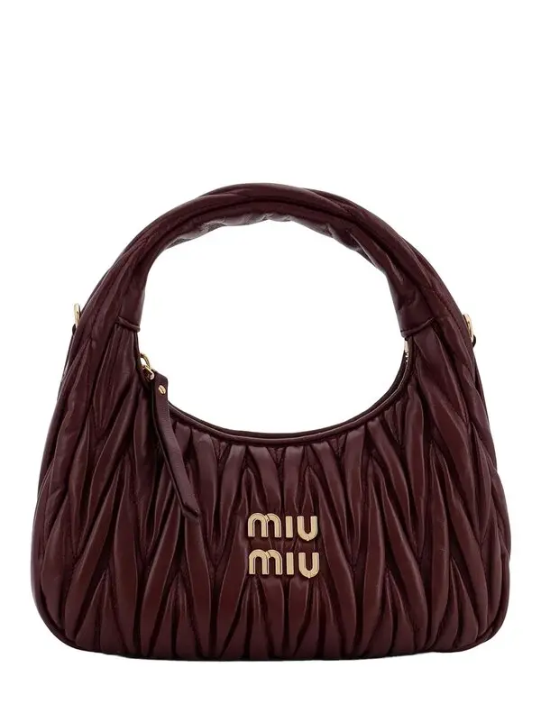 Miu Miu Wander Quilted Leather Shoulder Bag - Multicolor