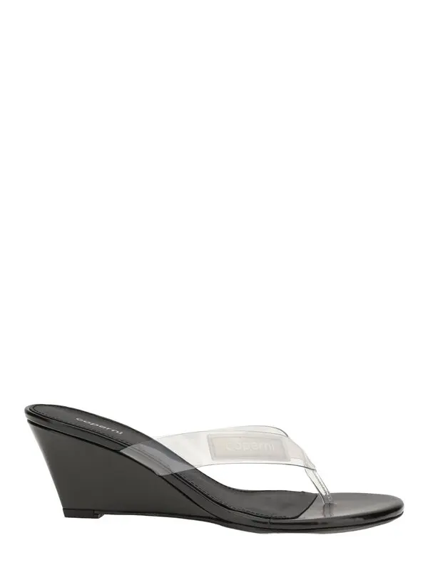 Coperni Wedge Flip-flops Sandals - Black