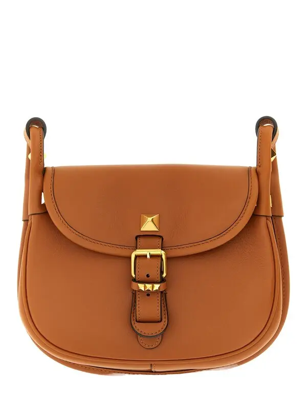 Valentino Garavani Valentinogaravani 'flaneuse' Small Shoulder Bag - Brown