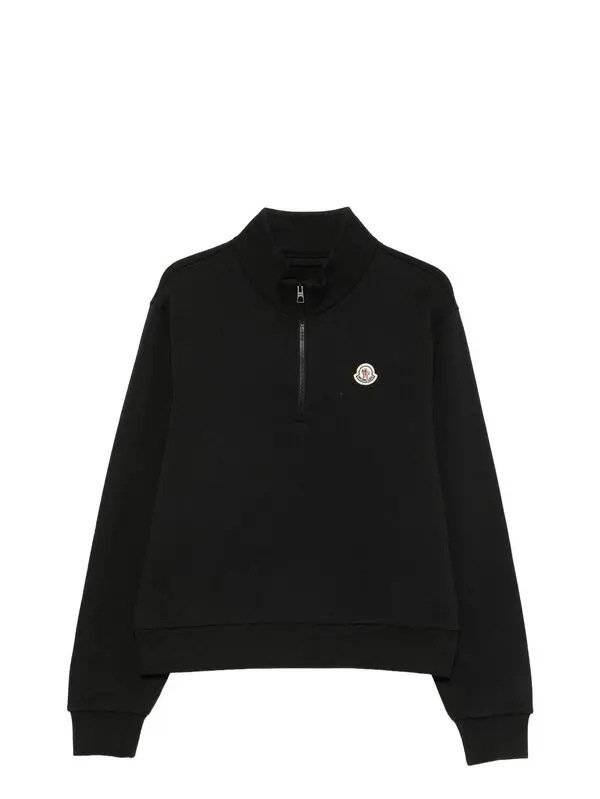 Moncler Cotton Sweatshirt - Black