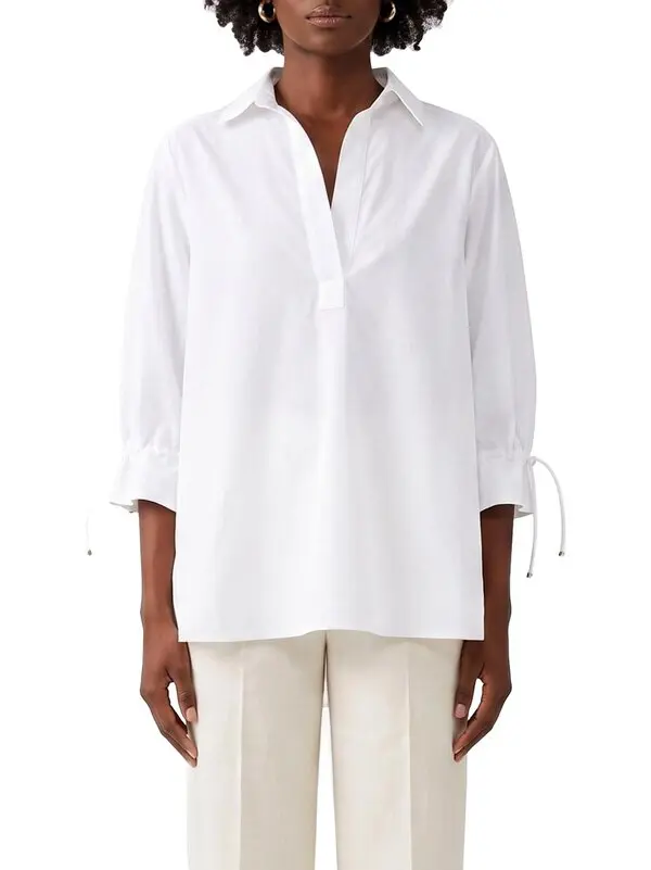 Max Mara Classic Poplin Shirt - Brown