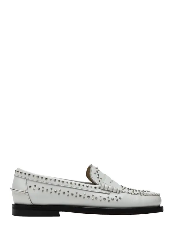 SEBAGO Classic Dan Loafer With Studs - White