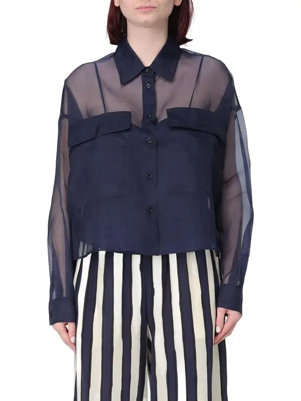 Max Mara Silk Shirt - Blue