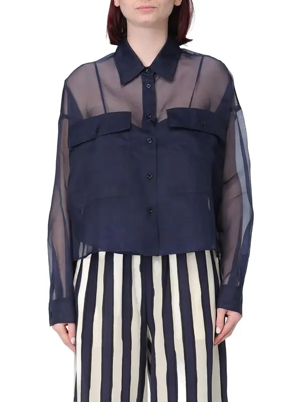 Max Mara Silk Shirt - Blue
